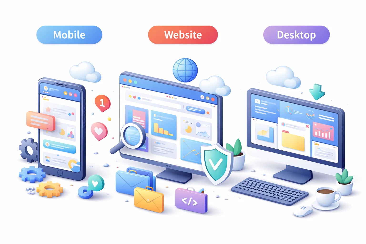 Mobile App vs Web App vs Desktop App (2026): Differences